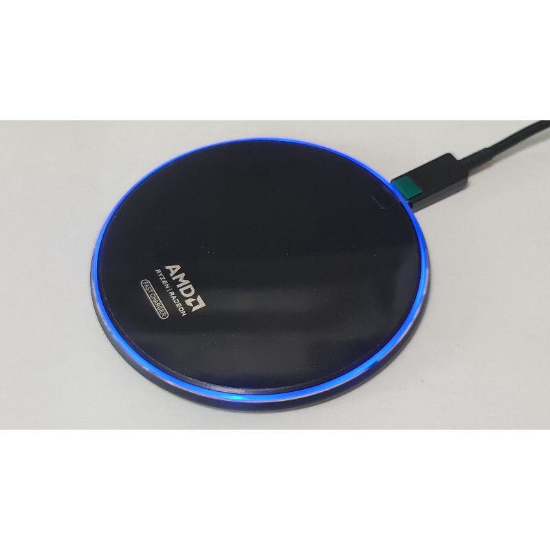ที่ชาร์จไวเลส Amd Ryzen Wireless Fast Charger 15w Led สินค้าใหม่ 4899