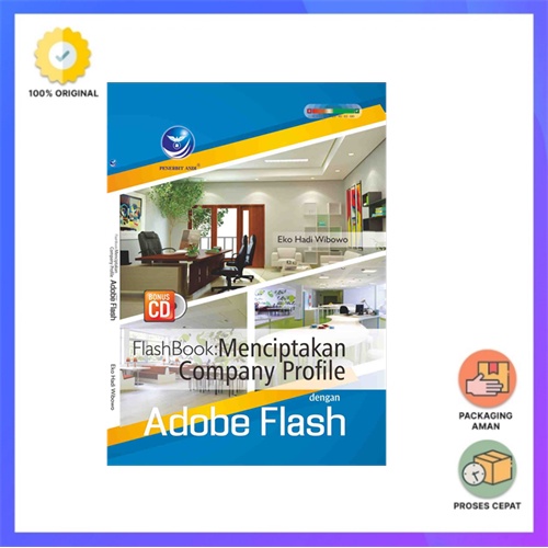 Flashbook: Creating Company Profile พร้อม Adobe Flash+cd - Eko Hadi Wibowo | Shopee Thailand