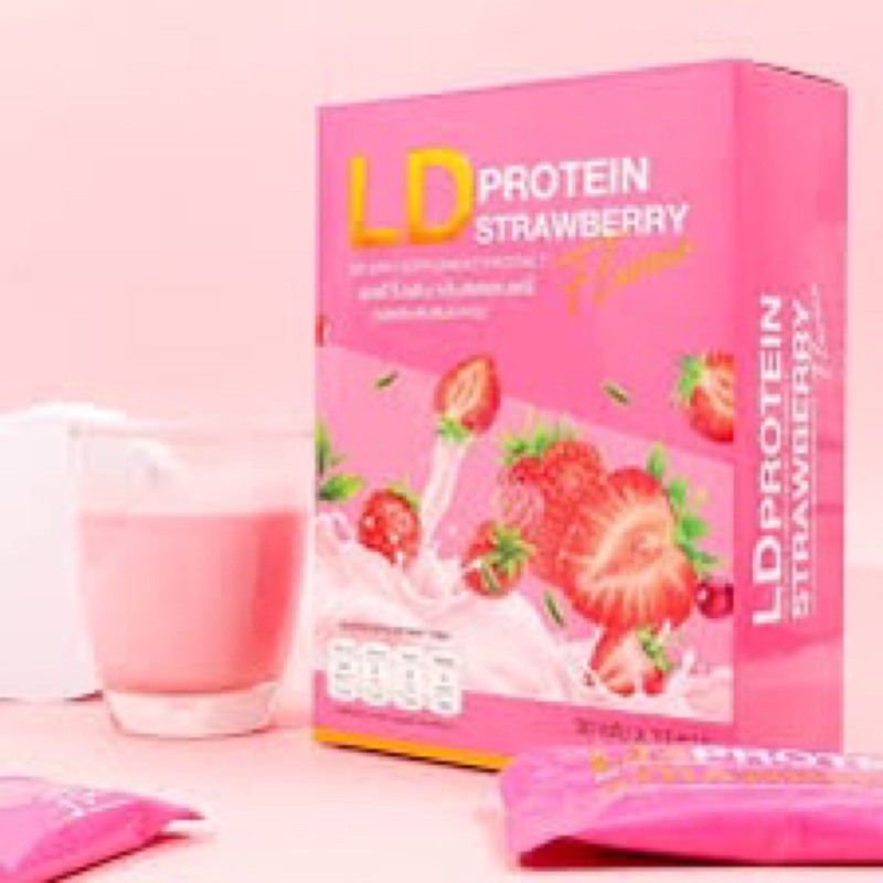 LD Protein Strawberry แอลดี โปรตีน สตรอเบอรร์รี่ | Shopee Thailand