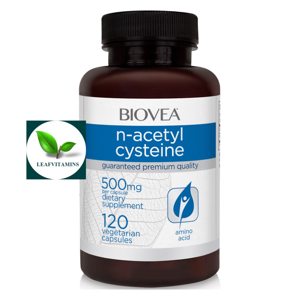 BIOVEA N-ACETYL CYSTEINE 1000 mg / 120 Vegetarian Capsules | Shopee ...