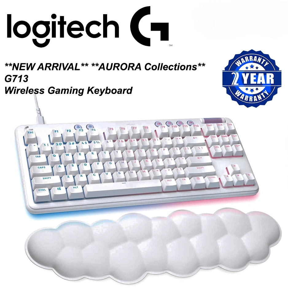 💥SALE ลดพิเศษ💥คีย์บอร์ดเกมมิ่ง Logitech G713 Wired Mechanical Gaming Keyboard with LIGHTSYNC RGB ...