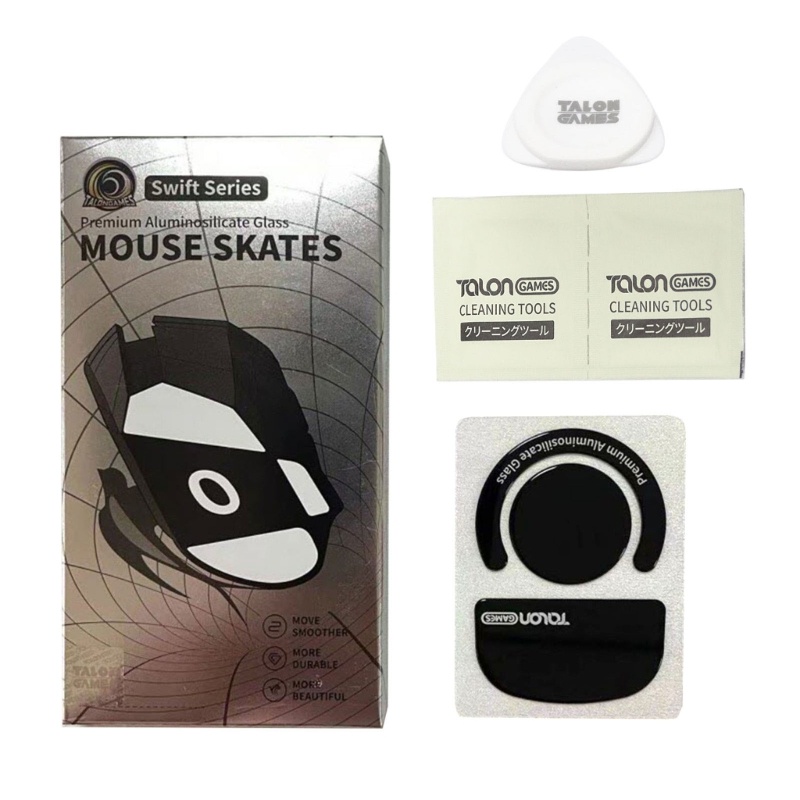 【seve*】 2Sets Glass Mouse Skate Stickers Pad Mouse Feet for G Pro X GPX ...