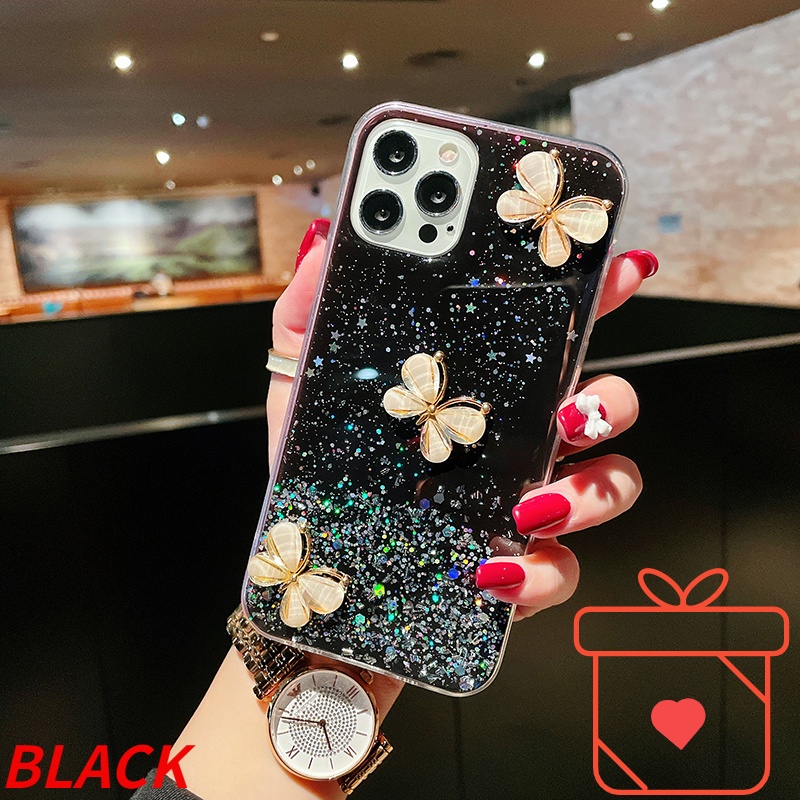 เคสโทรศัพท์มือถือแบบนิ่ม ใส กันกระแทก แต่งโบว์ สําหรับ OPPO CPH2385 ...