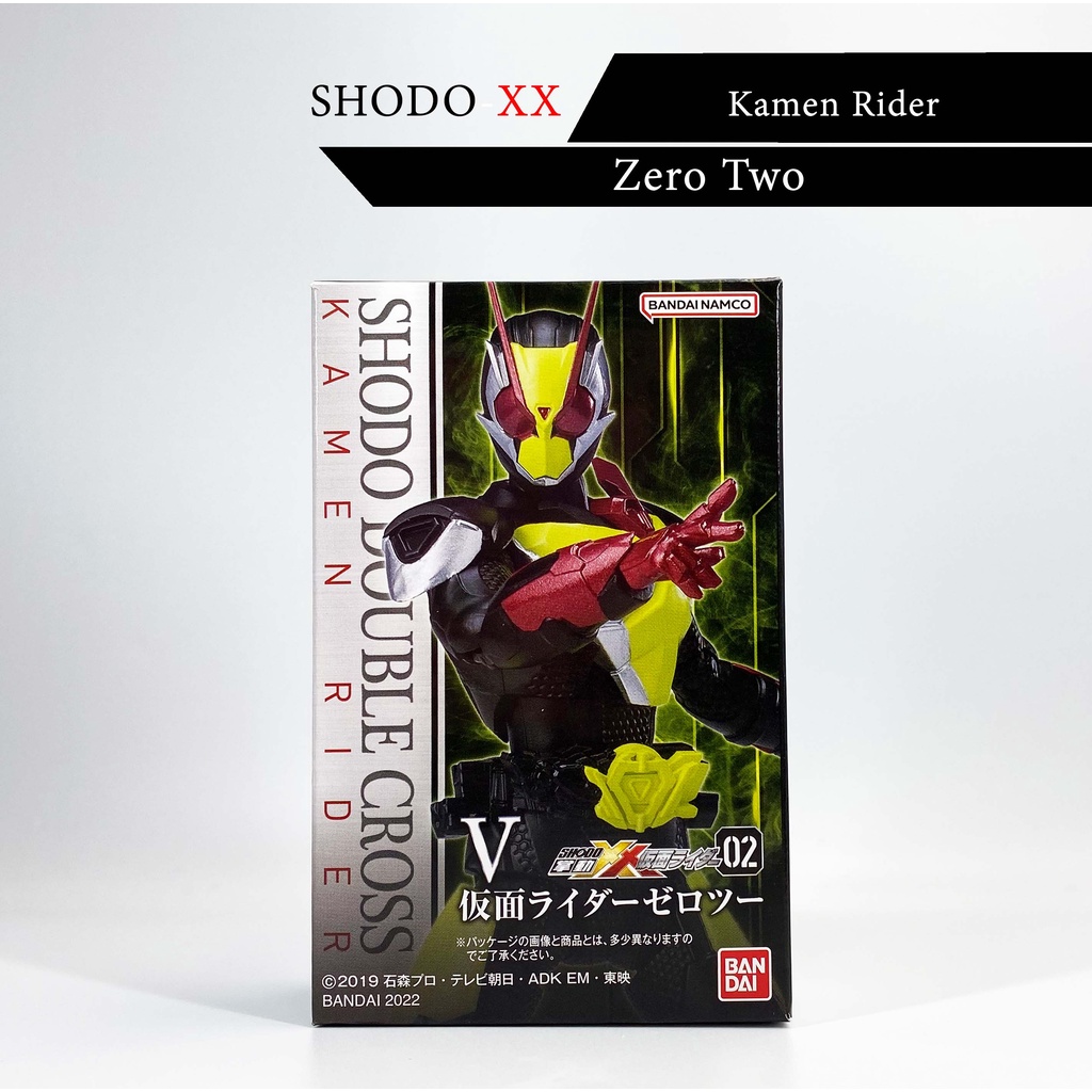 แยก Bandai Shodo XX 2 Kamen Rider ShodoXX Black W Double Accel Zero Two ...