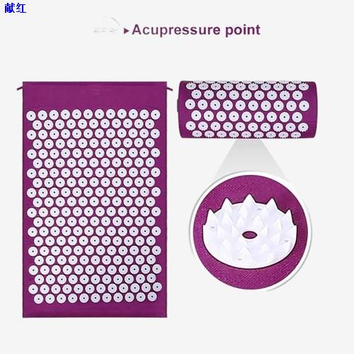 ผมตรงบางกอกเสื่อโยคะเบาะนวดฝังเข็มผ้า เบาะนวดเสื่อโยคะ Lotus Spike Yoga ...