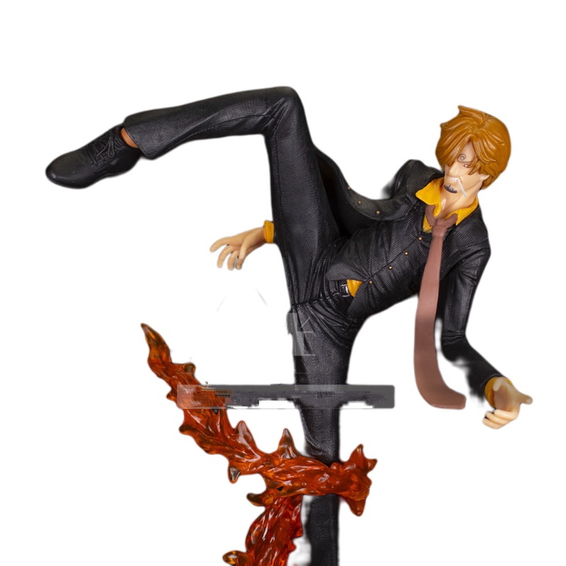 ฟิกเกอร์ One Piece Minced Meat Kick Sanji Black Foot Sanji Devil Wind ...