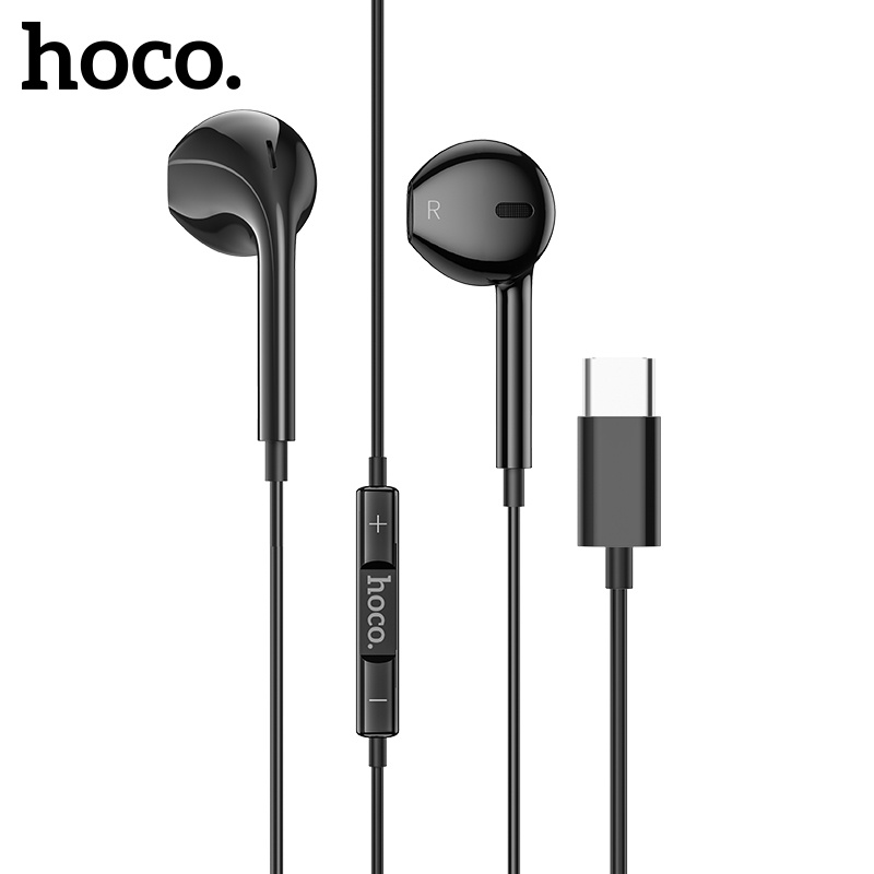 Hoco ของแท้ M101 ชุดหูฟังอินเอียร์ Type C พร้อมไมโครโฟน สําหรับสมาร์ท ...