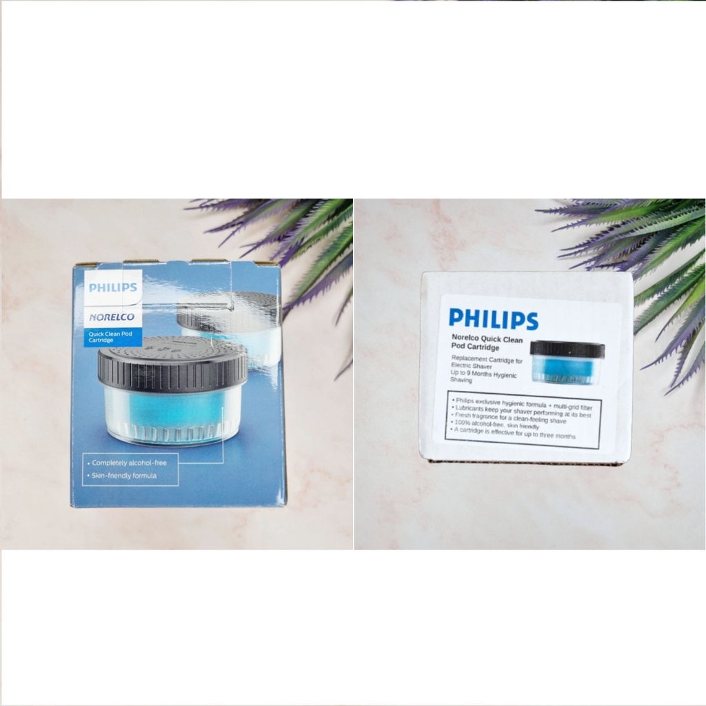 [Philips®] Norelco Quick Clean Pod Cartridge CC12/52 ฟิลิปส์ ตลับน้ำยา ...