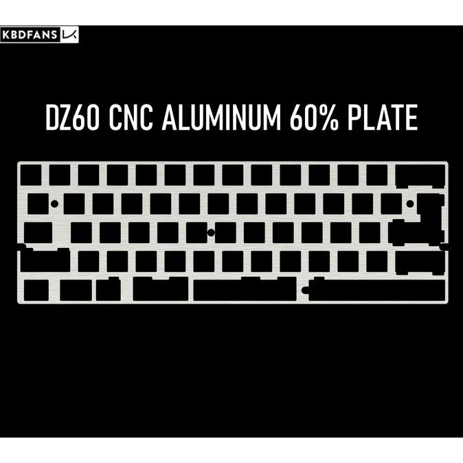 แผ่นอลูมิเนียม CNC Kbdfans DZ60 60% | Shopee Thailand