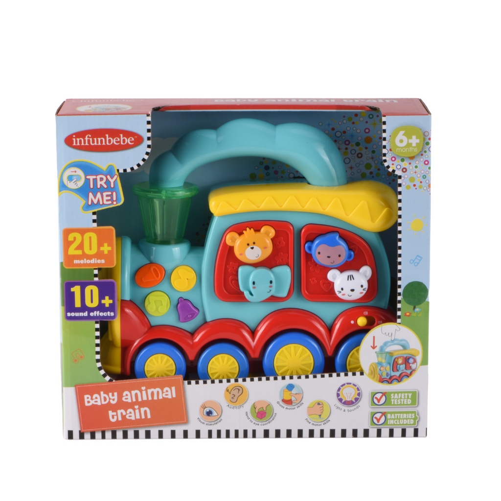 Wel-B x Infunbebe Baby Animal Train (รถไฟดนตรี) - ของเล่นเด็ก รถไฟดนตรี ...