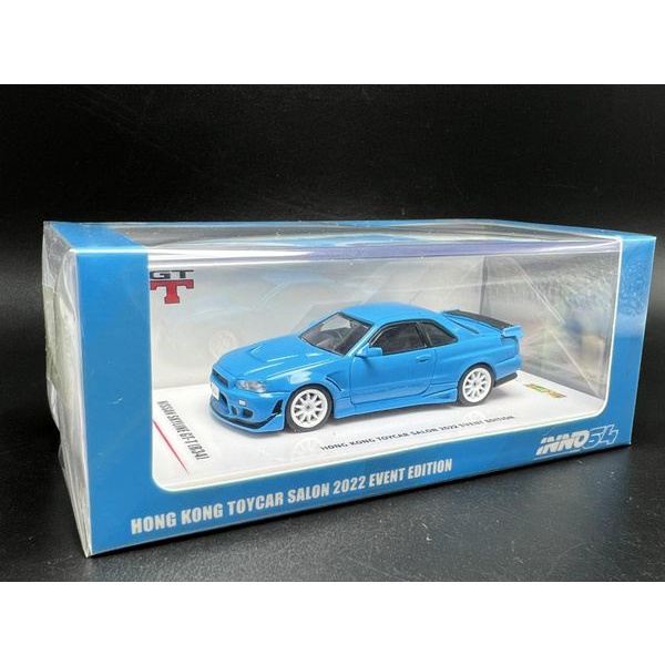 INNO64 Hong Kong ToyCar Salon 2022 Event Nissan Skyline R34 Baby Blue | Shopee Thailand