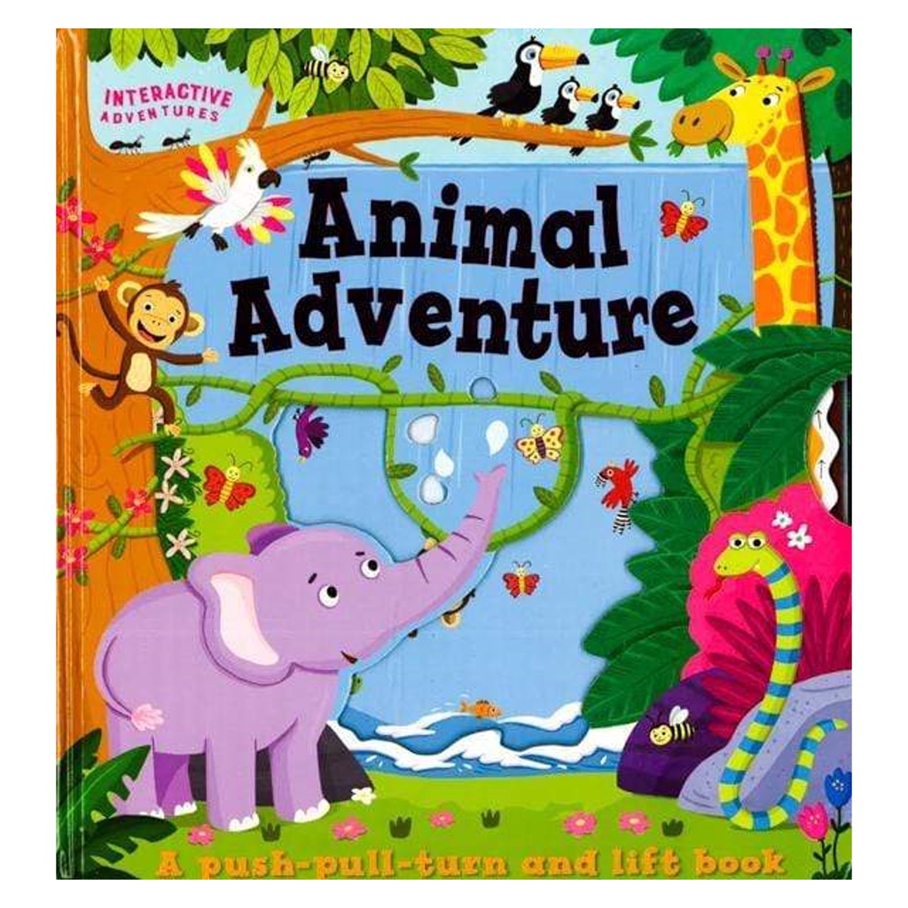 Animal Adventure Interactive Adventures Push And Pull Board Book ...