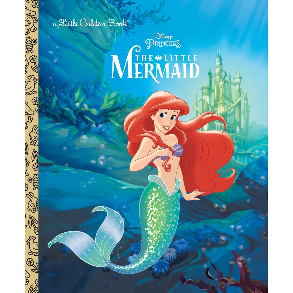 The Little Mermaid (Disney Princess) Hardback Little Golden Book ...