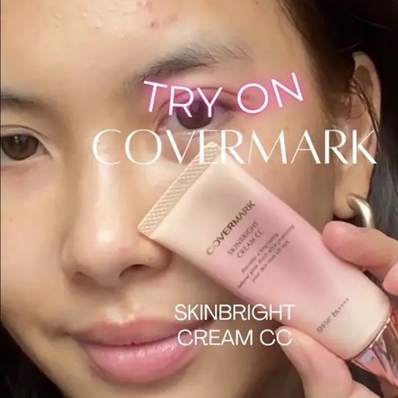 แท้ทั้งร้าน !! แบ่งขายสุดยอดซีซีครีมแห่งปี COVERMARK SKIN BRIGHT CC ...