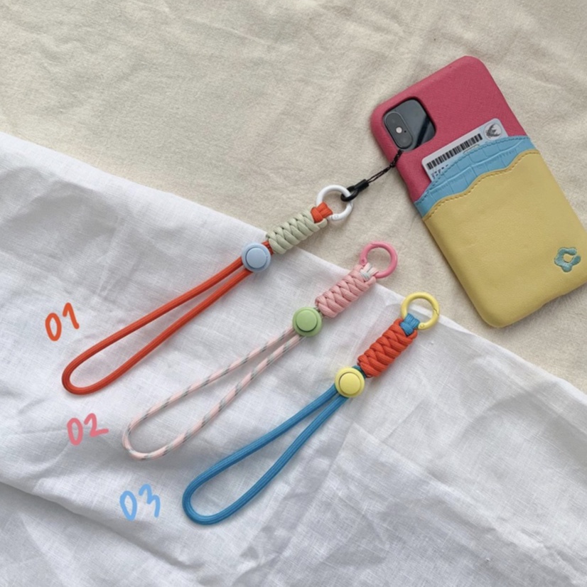 amuse stuff-rope phone strap สายคล้องโทรศัพท์แบบเชือก | Shopee Thailand