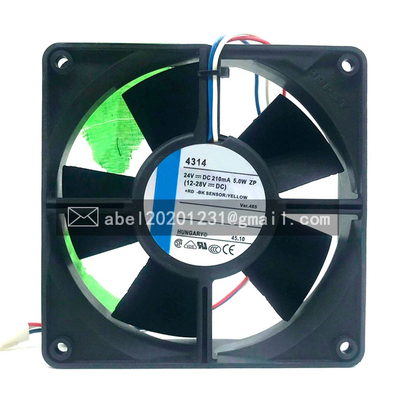ยี่ห้อใหม่ 4314 24VDC 5W 12CM INVERTER ORIGINAL COOLING FAN 12032 120*120*32MM | Shopee Thailand