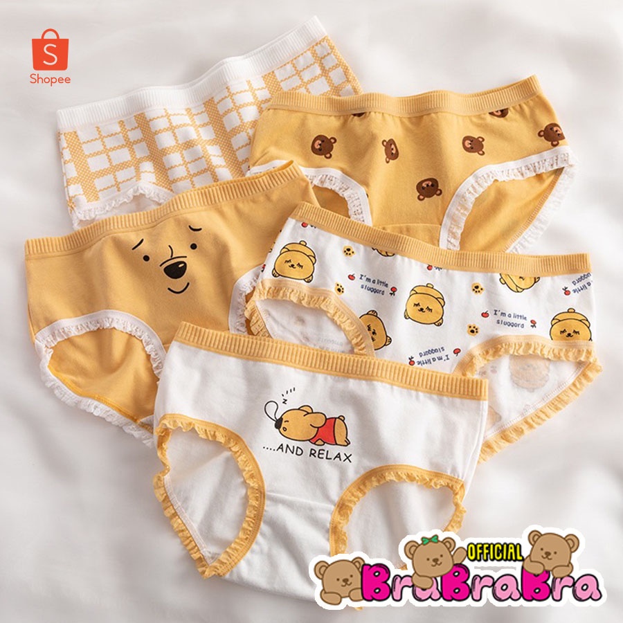 🧸💦𝑩𝒓𝒂𝑩𝒓𝒂𝑩𝒓𝒂⛱️🧸 #p-059 กางเกงในผู้หญิง กางเกงในผ้าฝ้าย | Shopee Thailand