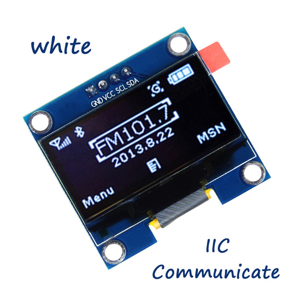 OLED Display I2C Module 1.3" for Arduino (White) หน้าจอ OLED สำหรับ Arduino | Shopee Thailand