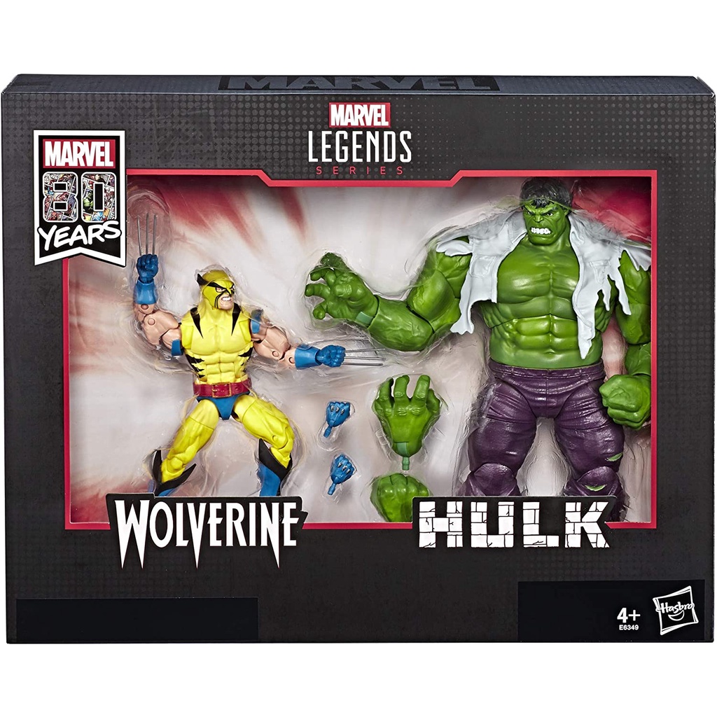 Wolverine ( Logan ) and Hulk - X-men 2 Pack Marvel Legends (Hasbro) 80 ...