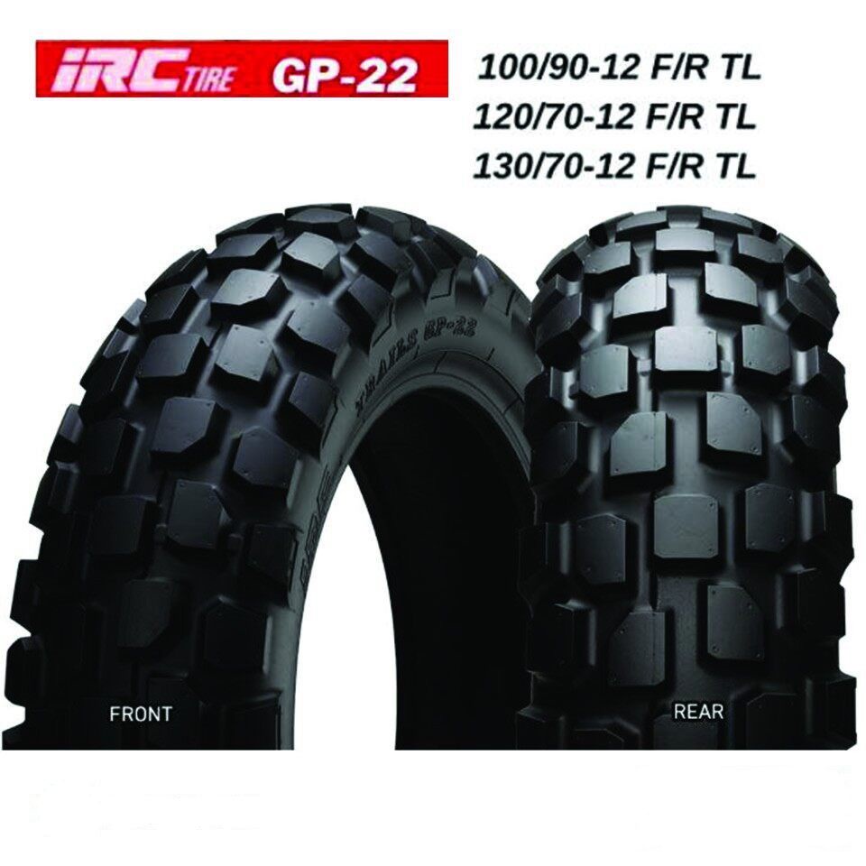 [ยางปี22] IRC : GP22 สำหรับ KSR, MSX, MONKEY, VESPA GTS150 ยางมอเตอร์ไซค์คุณภาพดี แบบไม่ต้องใช้ ...