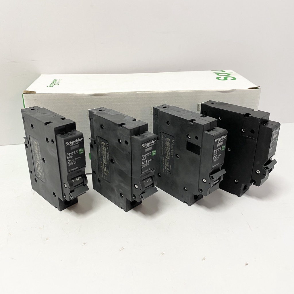 Schneider ชไนเดอร์ Electric Square D MCB 10A 16A 25A 32A ลูกเซอร์กิต ...