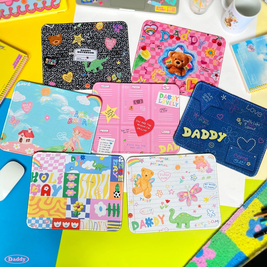 Daddy Daddys Mouse Pad แผ่นรองเมาส์พิมพ์ลายสุด Cute Shopee Thailand