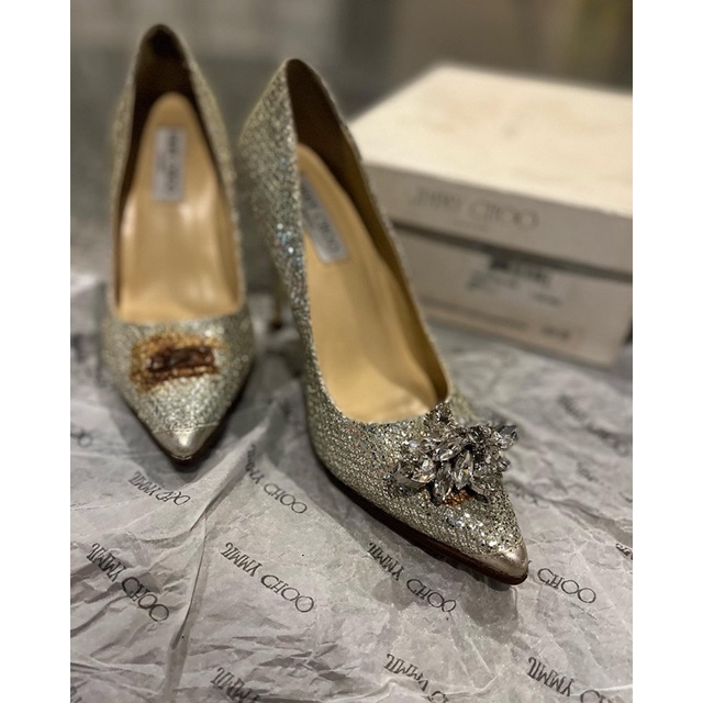 Jimmy choo แท้ เบอร์37.5 | Shopee Thailand