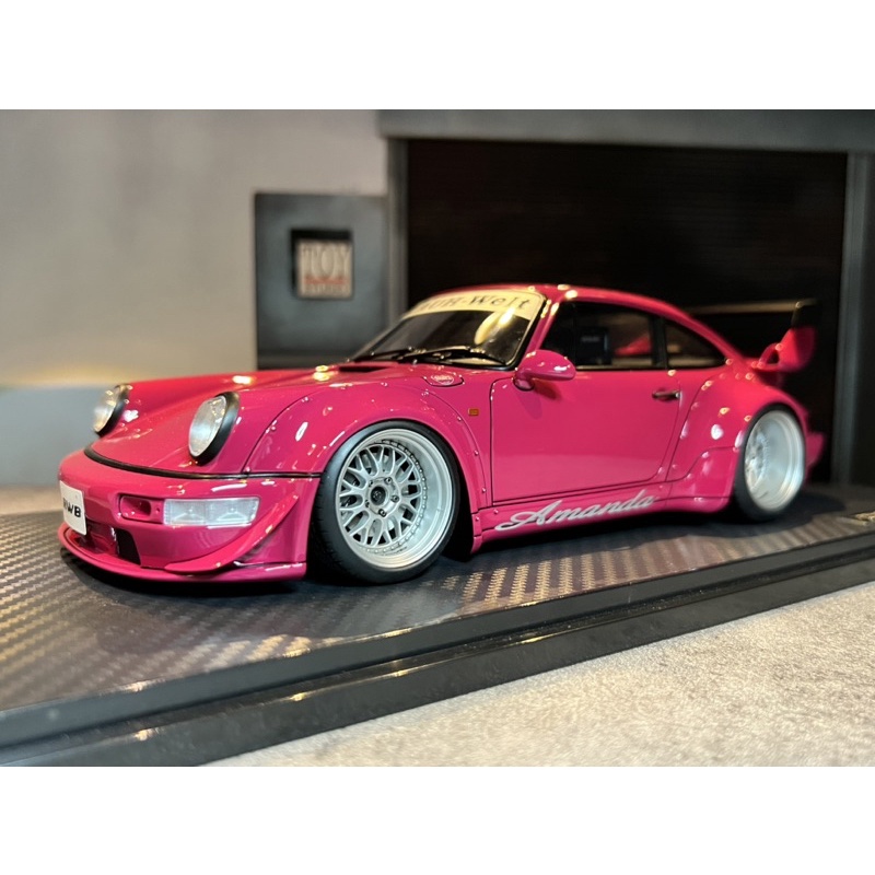 โมเดลรถ Ignition Model [IG2459] 1:18 RWB 964 Pink | Shopee Thailand