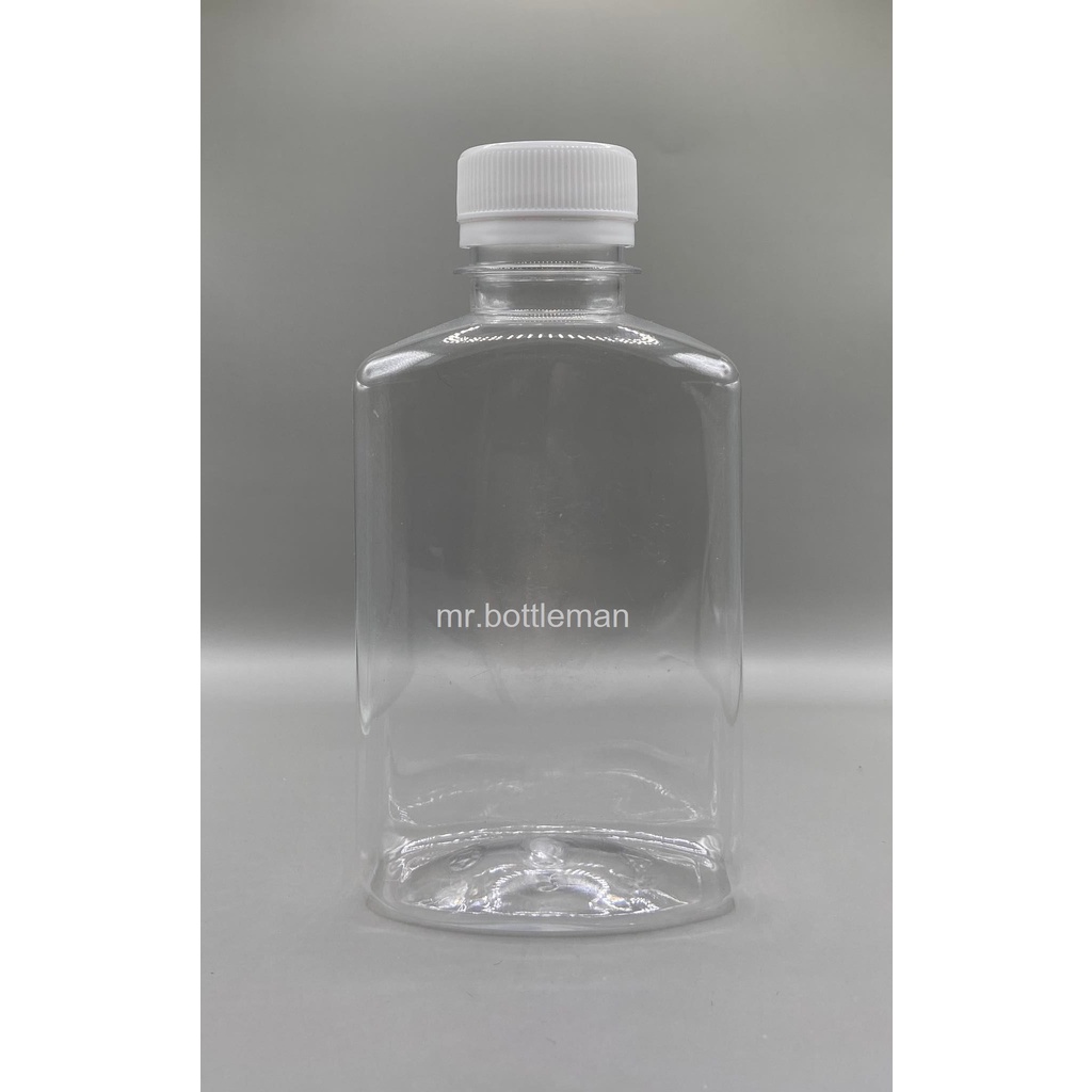 ขวดพลาสติก PET 250 ML แบนโค้ง | Shopee Thailand