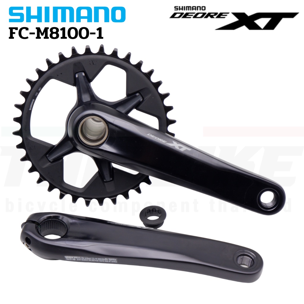 ชุดขาจานจักรยานเสือภูเขา SHIMANO DEORE XT 12SPD FC-M8100-1 32T 34T 36T ...