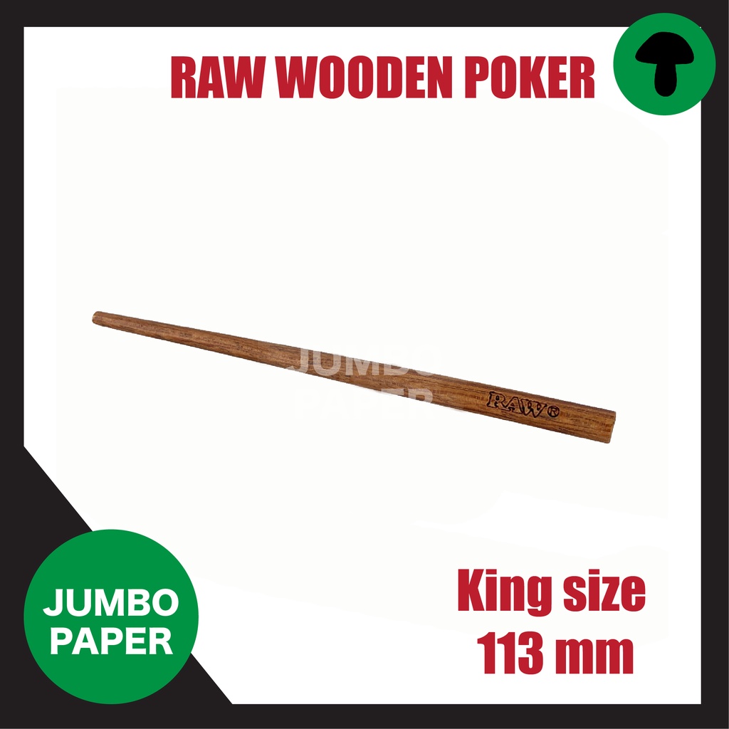 [ของแท้ 100% ส่งเร็ว] แท่งไม้สำหรับช่วยพัน RAW WOODEN POKER 1อัน ...
