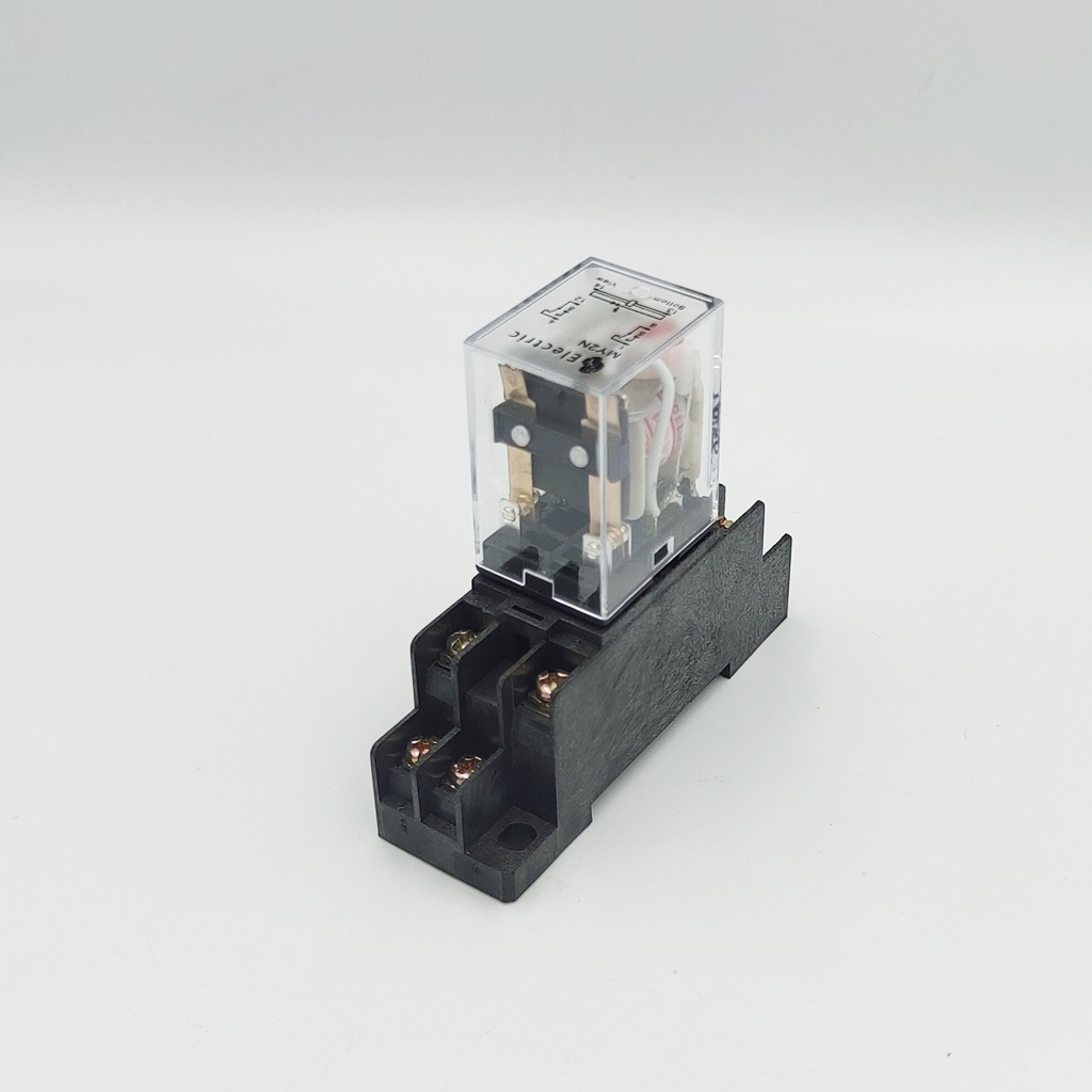 MODEL:MY-2N+PYF-08A/PNC RELAY&SOCKET รีเลย์พร้อมซ้อกเก็ต 8ขา 5A คอนแทก ...
