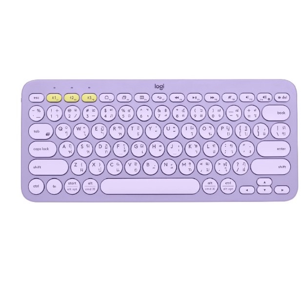 LOGITECH Wireless Keyboard (Lavender) K380 Lavender | Shopee Thailand