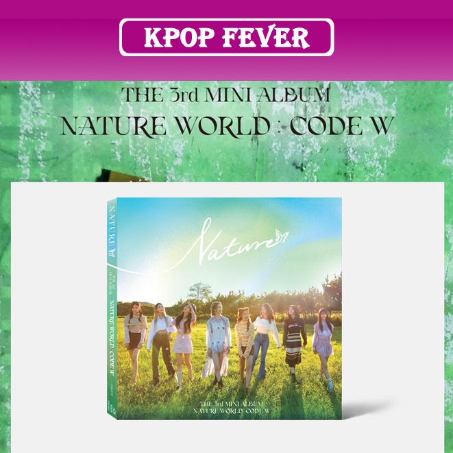 NATURE - NATURE WORLD : CODE W (3rd Mini Album) | Shopee Thailand
