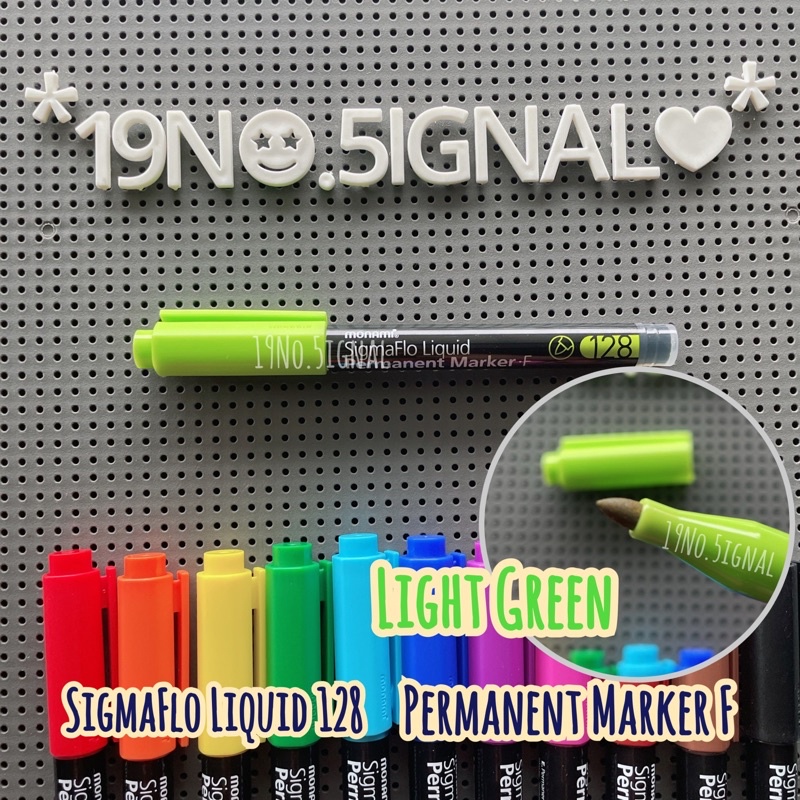 Monami SigmaFlo Liquid Permanent Marker F122 / F128: ปากกามาร์คเกอร์ ...