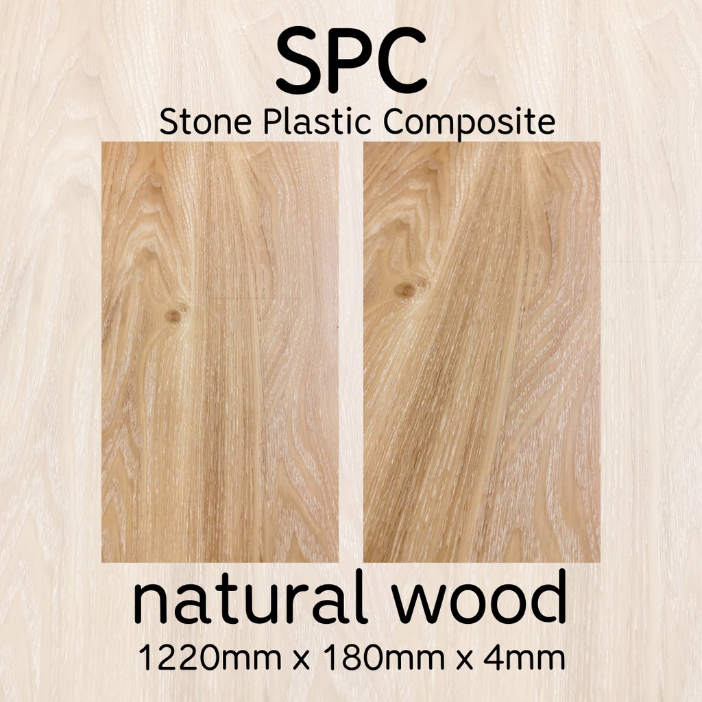 Click lock กระเบื้องยางคลิ๊กล็อค SPC ixpe หนา 4 มิล ปูได้ 3.07 ตร.ม ...