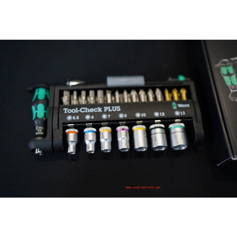 ชุดเซท WERAอันเล็กครบพร้อมพกพา Tool-Check Bit & Ratchet Set | Shopee ...