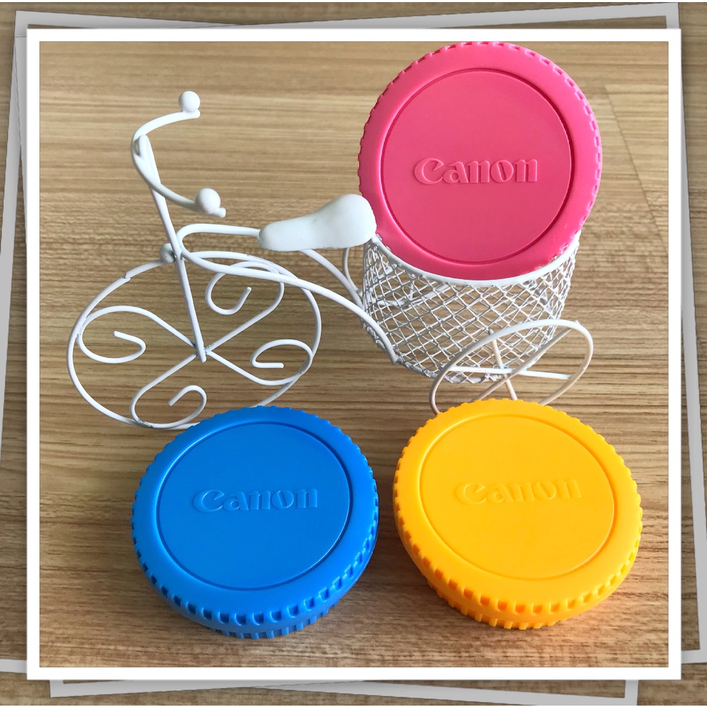 ฝาปิด Body และ ท้ายเลนส์ Canon Body and Rear Lens Cap 80D 90D 800D 550D 600D 1500D 6D 6DII 7D ...