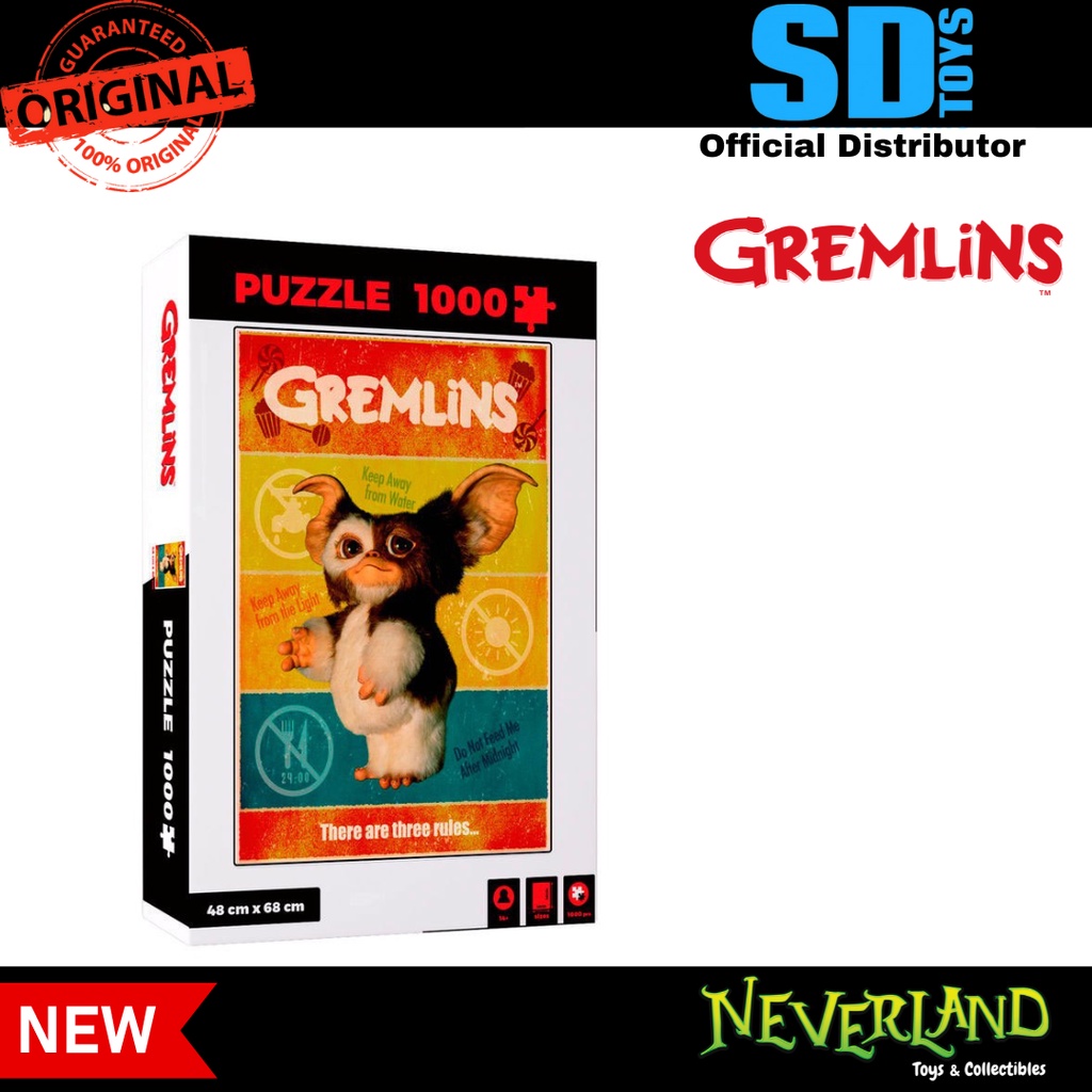 SD Toys Gremlins There are 3 Rules Puzzle 1000 Pieces SD toys | Shopee ...