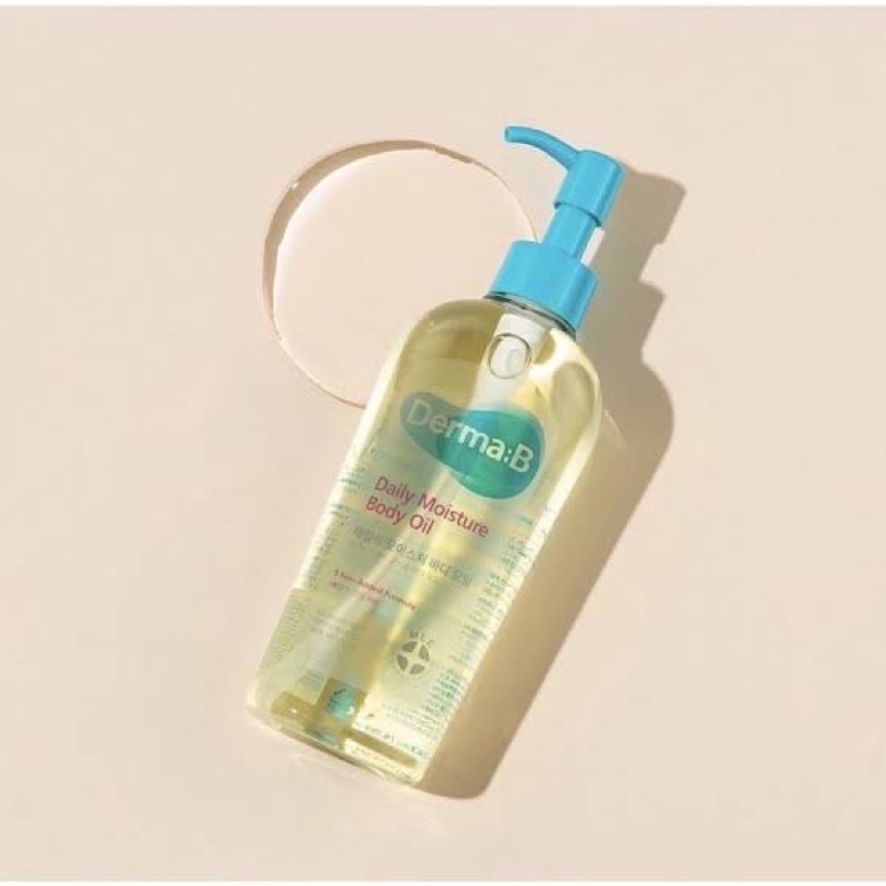Derma:B Daily Moisture Body Oil ขนาด 200 ml. ของแท้100% | Shopee Thailand