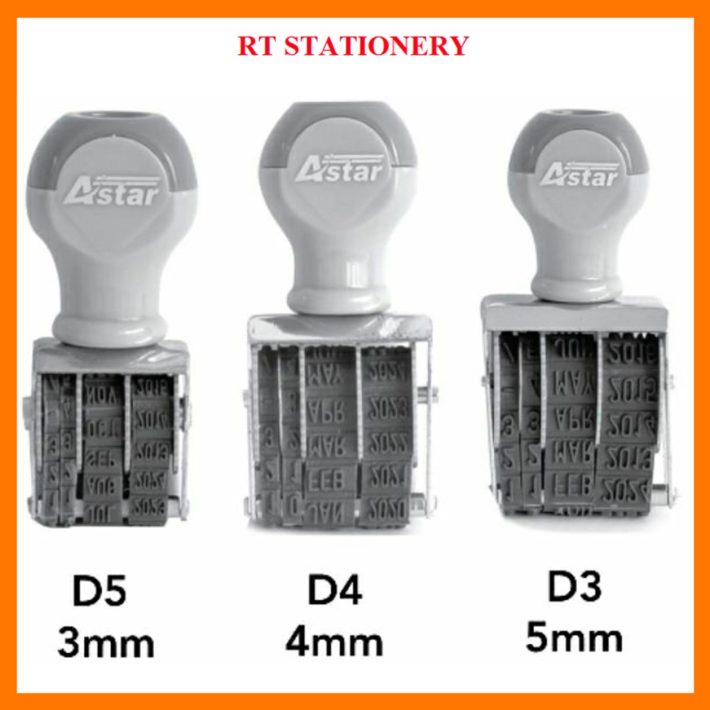 แสตมป์วันที่ วันที่ D3 D4 D5 1 ชิ้น | Shopee Thailand