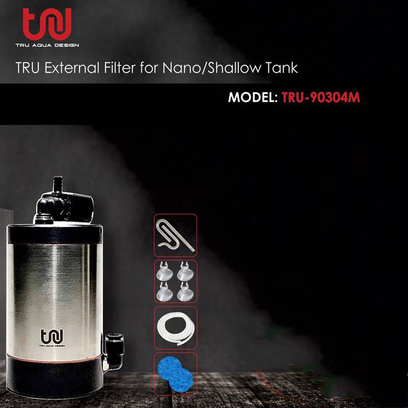 TRU Mini External Filter(M) เครื่องกรองน้ำสำหรับตู้ขนาดเล็ก (ปริมาตรน้ำ ...