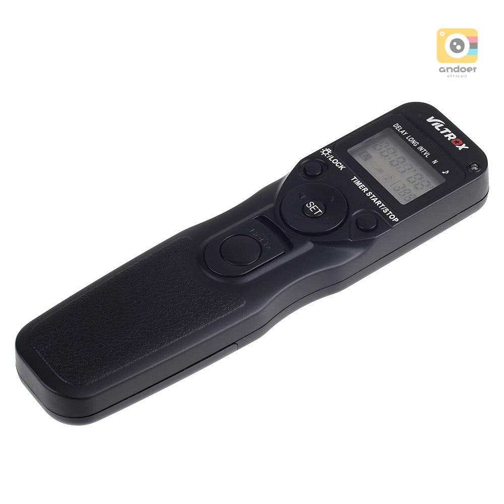 VILTROX Time Lapse Intervalometer Timer Remote Control Shutter with C3 Cable for 1D Series 5D ...
