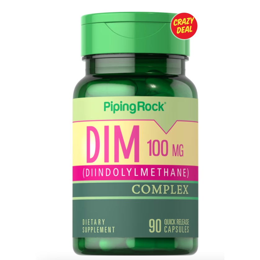 Piping Rock DIM Complex 100 mg 90 Quick Release Capsules | Shopee Thailand