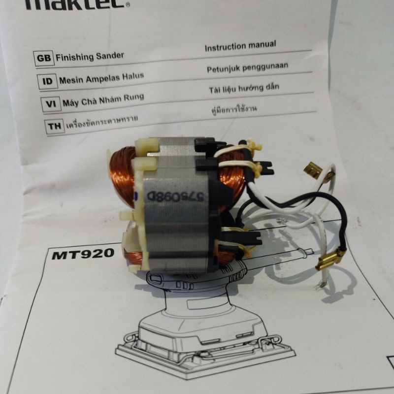 Mesin MAKTEC Field ASSY STATOR FOR Hand SENDER Sanding Machine ...