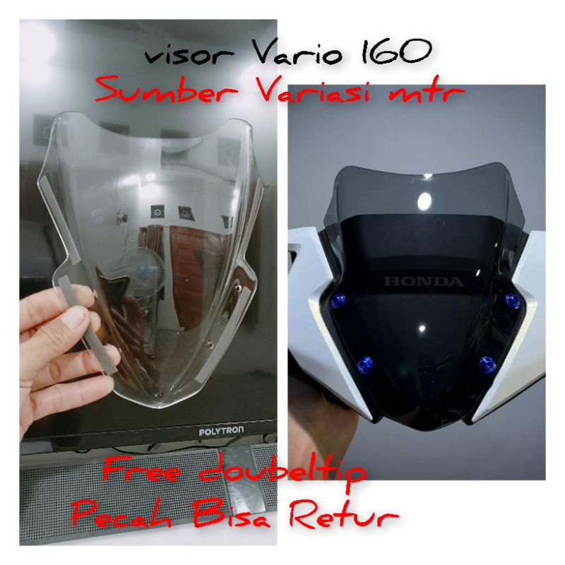Honda Vario 160 ABS Winshield Visor Honda Vario 160 | Shopee Thailand