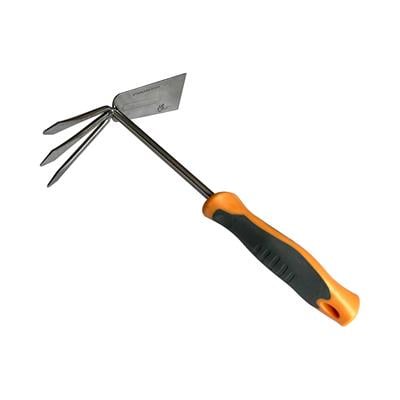 จอบสามง่ามสเตนเลส KARTEN รุ่น D0451 ขนาด 29.5 x 7 ซม. สีส้ม - เทา ...