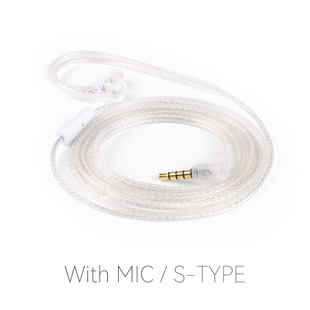 Qkz A2 ความบริสุทธิ ์ สูงเงินชุบ 3.5 มม.QDC KZ C Pin หูฟังอัพเกรดสายเ ...