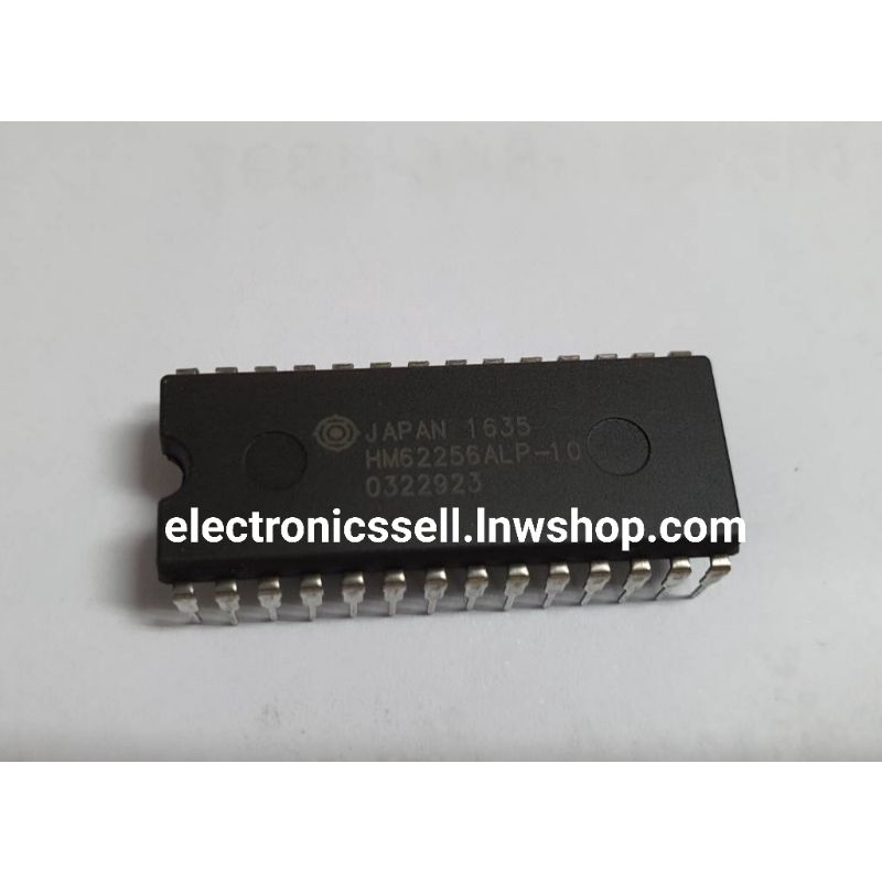 HM62256ALP-10 ไอซี IC HM 62256 ALP - 10 ยี่ห้อ HATACHI DIP-28 ขา ...