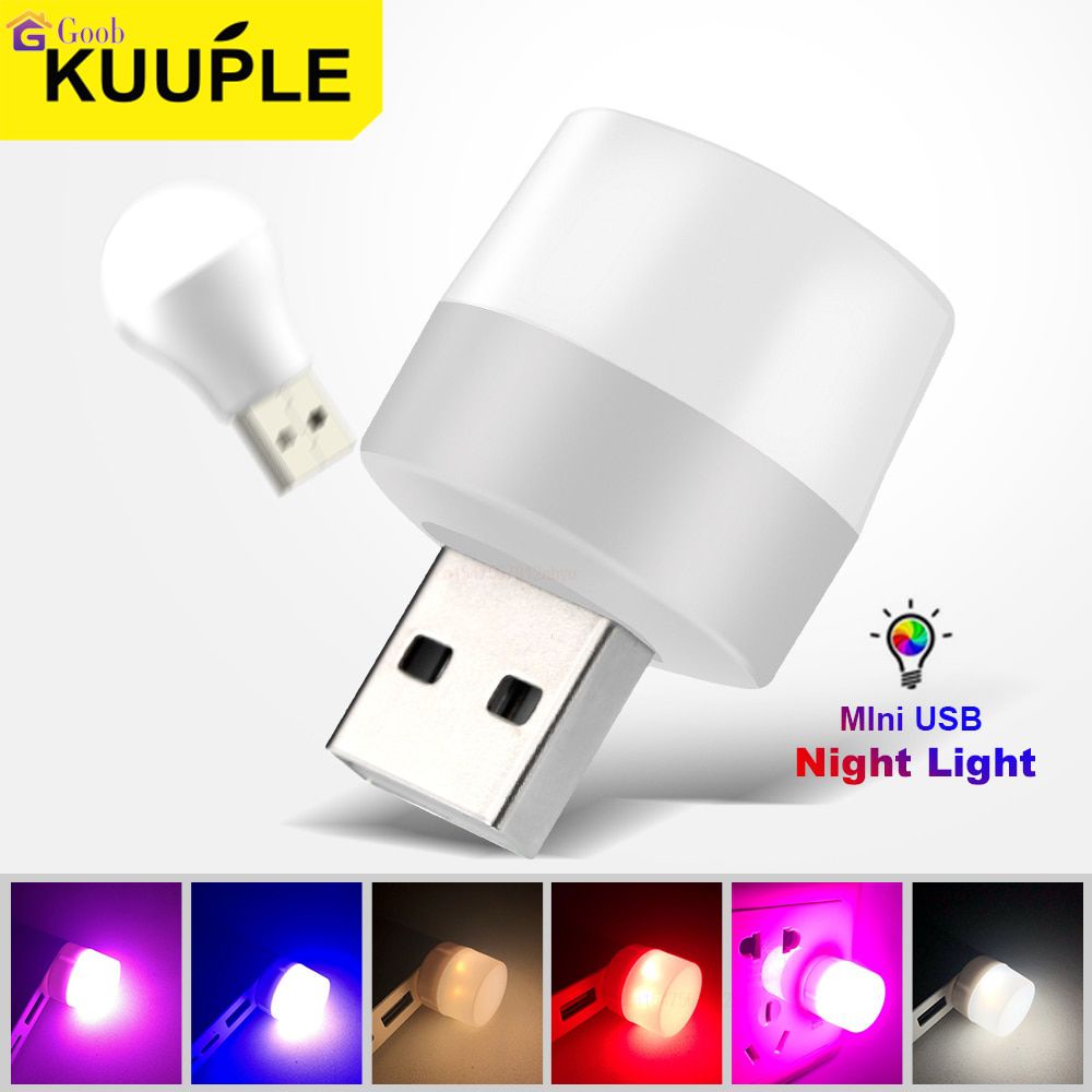 ไฟอ่านหนังสือ Led Usb 5V ไฟป้องกันดวงตาโคมไฟตั้งโต๊ะขนาดเล็ก Plug And Play Night Light ไฟกลมเล็ก ...